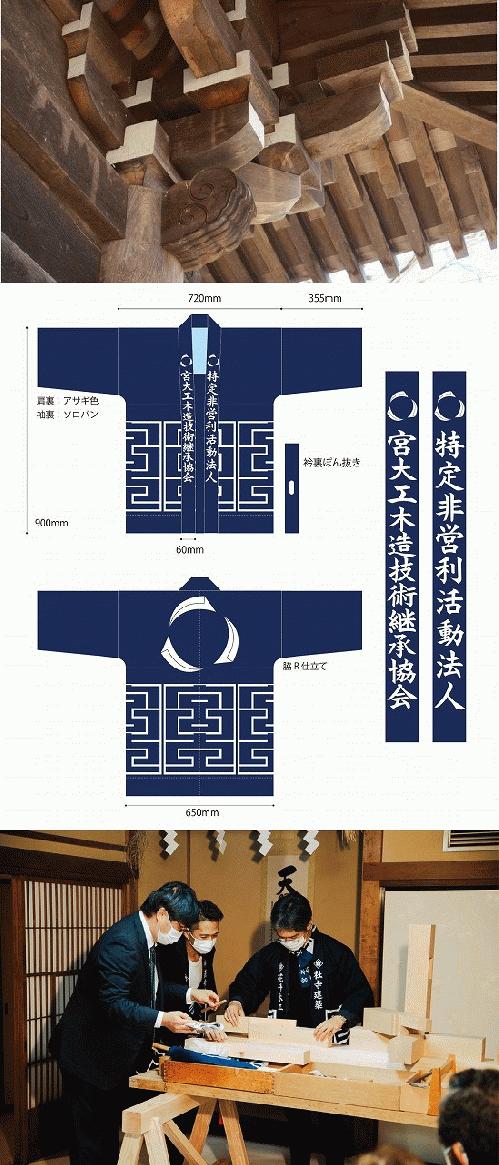 宮大工木造技術継承協会（半纏） - Blog